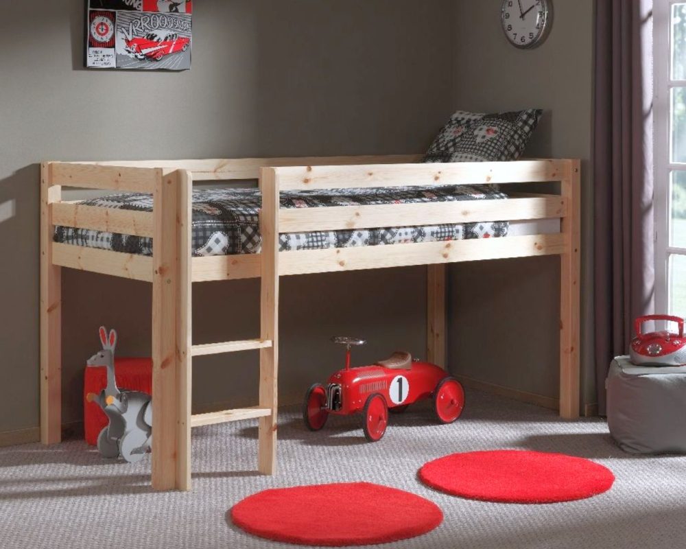 Breeze Solid Wood Midsleeper Bed - Room To Grow